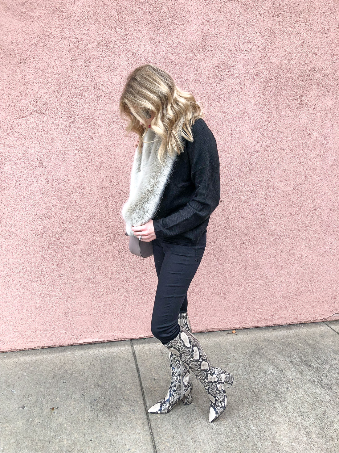 Snakeskin Boots for Winter - Good Day Gracie